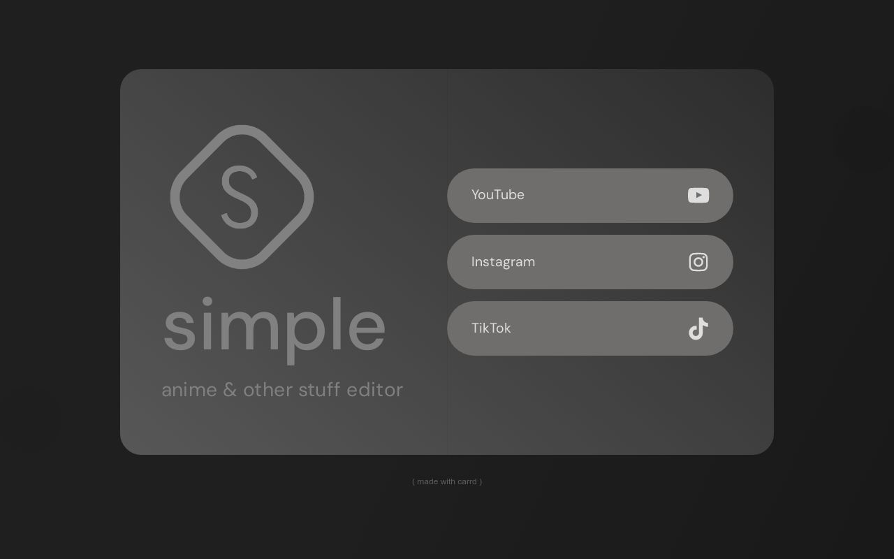 simple (editor)